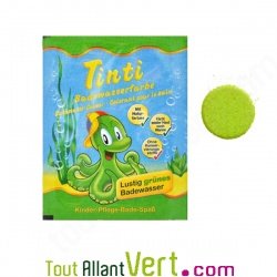 Tinti - Pastille colorante vert pour le bain 4.5g achat vente ...